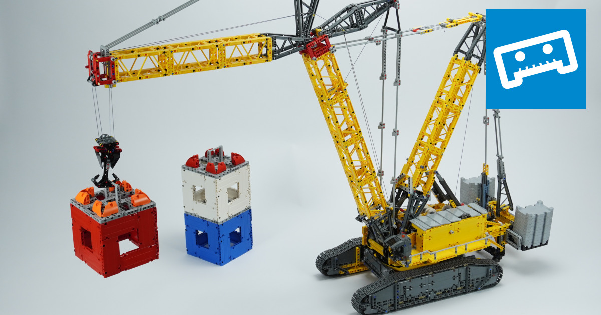 Projects for the LEGO® Technic Liebherr Crawler Crane LR 13000 (42146) - Pybricks
